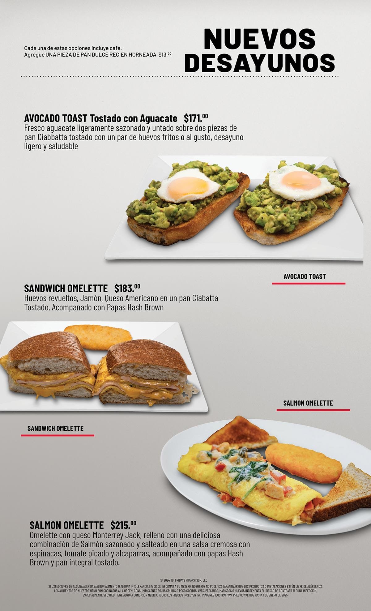 Desayunos sabrosos y bien servidos - Café GRATIS