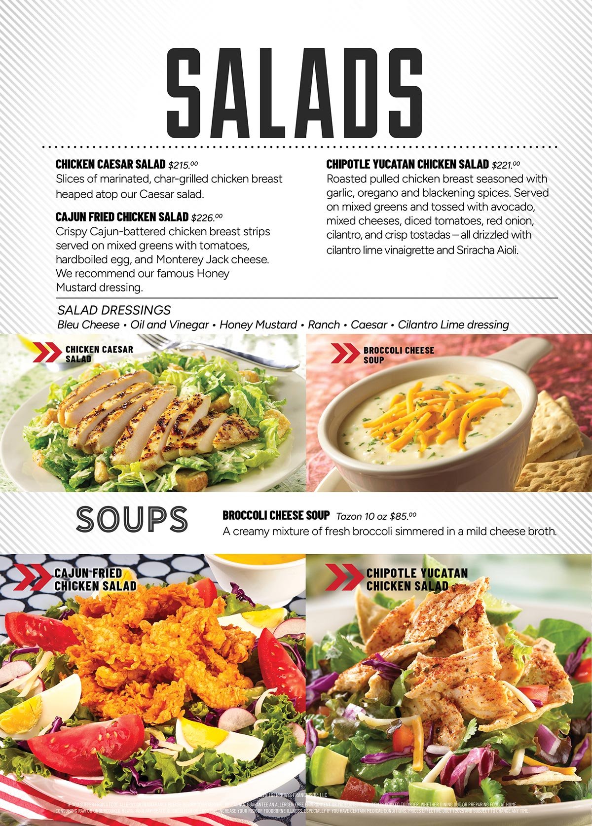 Lunch and Dinner